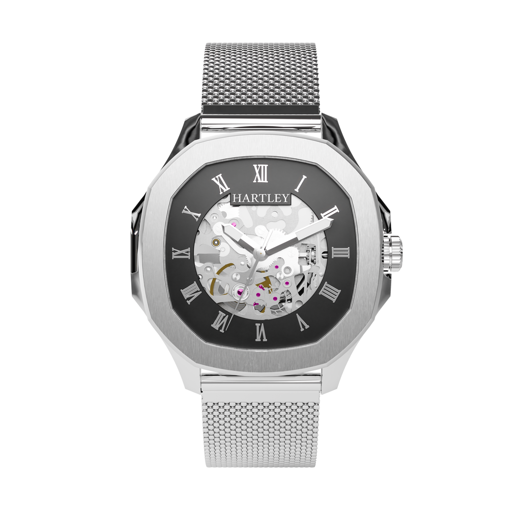 Legacy Silver with Mesh Strap – Hartley Watches